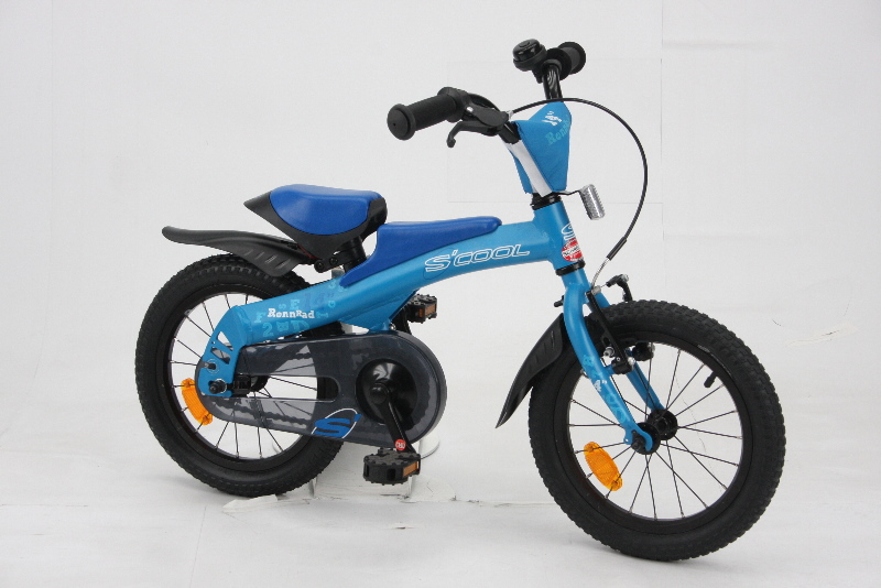 S`COOL 14 Zoll kinderfahrrad 1 Gang Nabenschaltung blau