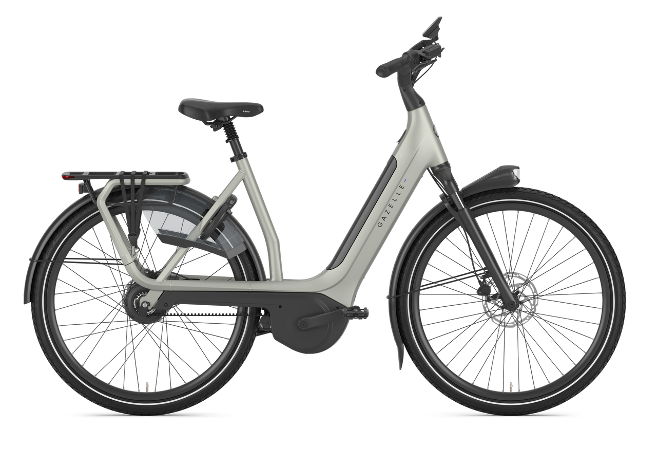 E-Bike Gazelle Avignon C380 Low-Step pebble grey 800 Wh