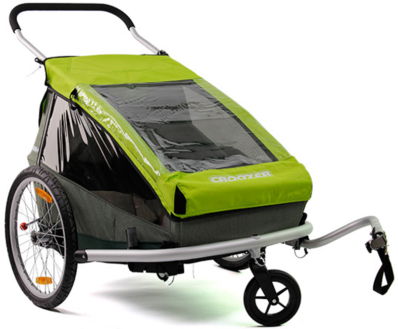 Croozer Kid for 2 grün/anthrazit 2016 (448039)