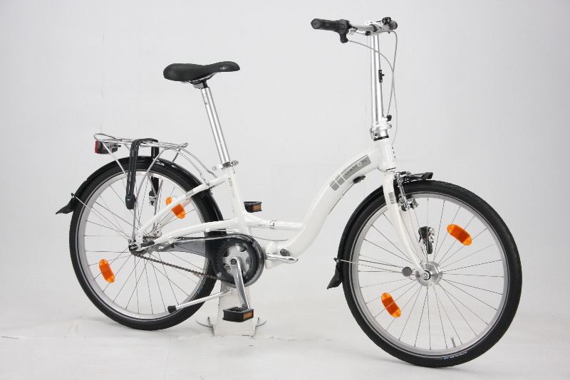 Dahon 24 Zoll erwachsenenfahrrad 3 Gang Nabenschaltung weiß