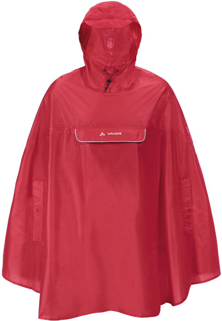 Vaude Valdipino Poncho rot Größe: S (125317)