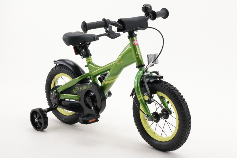 S'cool XXlite 12 steel 12 Zoll kinderfahrrad 1 Gang grün