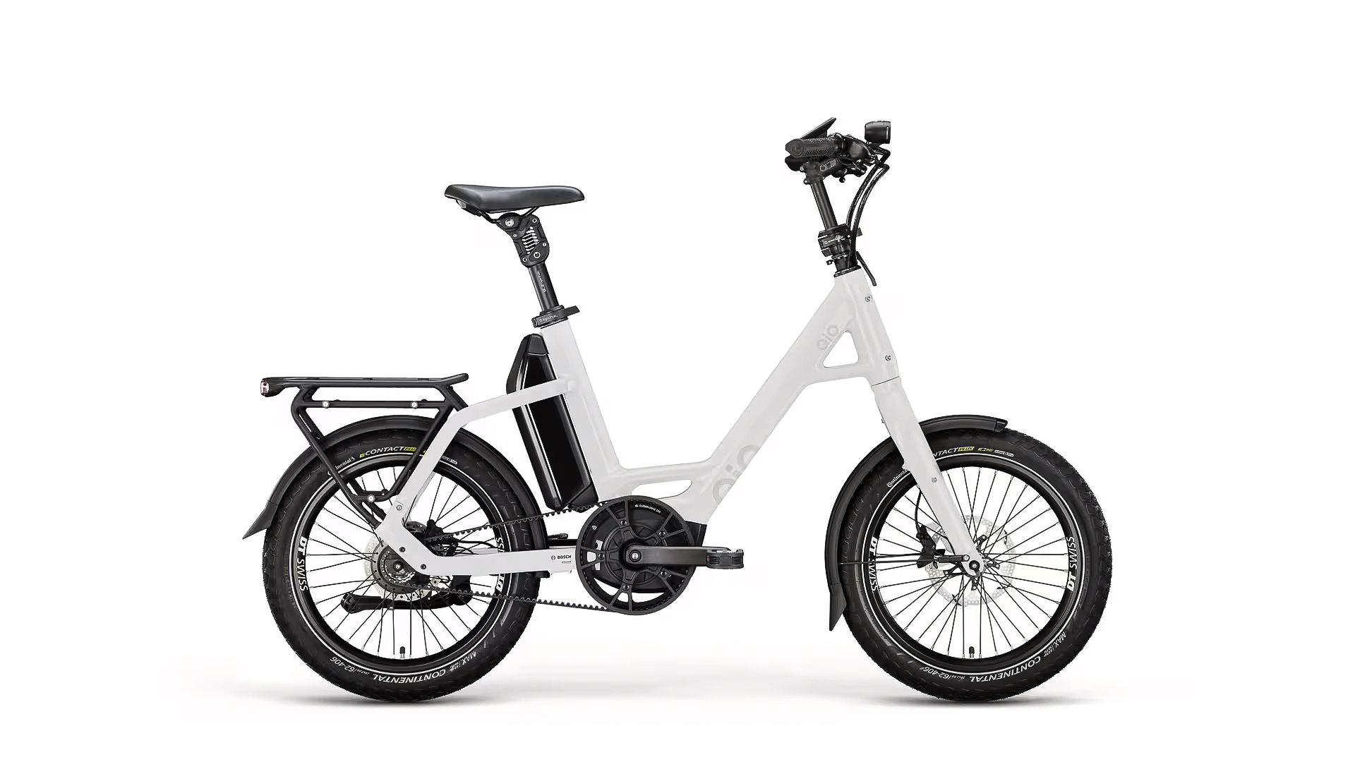 QIO Eins P-R Unisex Kompakt-E-Bike 20 Zoll Rohloff 14-Gang