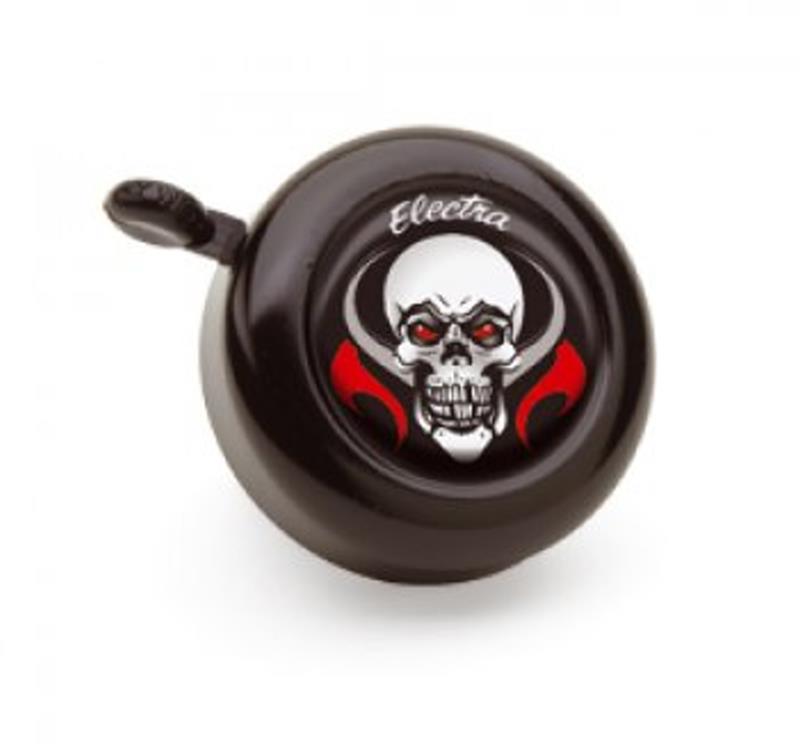 Electra Klingel "Skull", schwarz (512435)