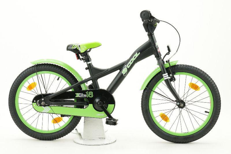 S'cool XXlite alloy 18 Zoll kinderfahrrad 1 Gang schwarz