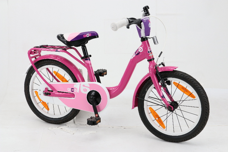S`COOL 16 Zoll kinderfahrrad 1 Gang Nabenschaltung pink
