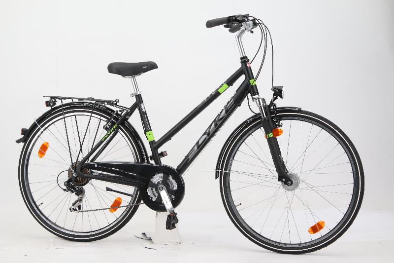 Flyke 28 Zoll Damenfahrrad 21 Gang Kettenschaltung schwarz