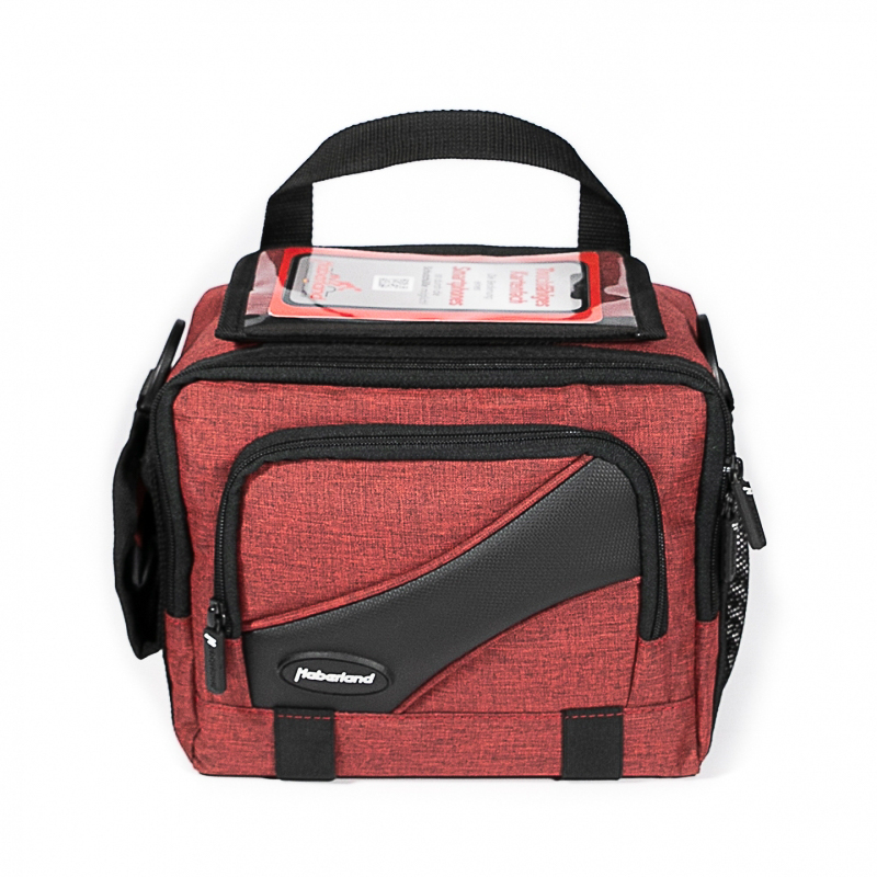Haberland Lenkertasche Bottle sw/rot (105908)