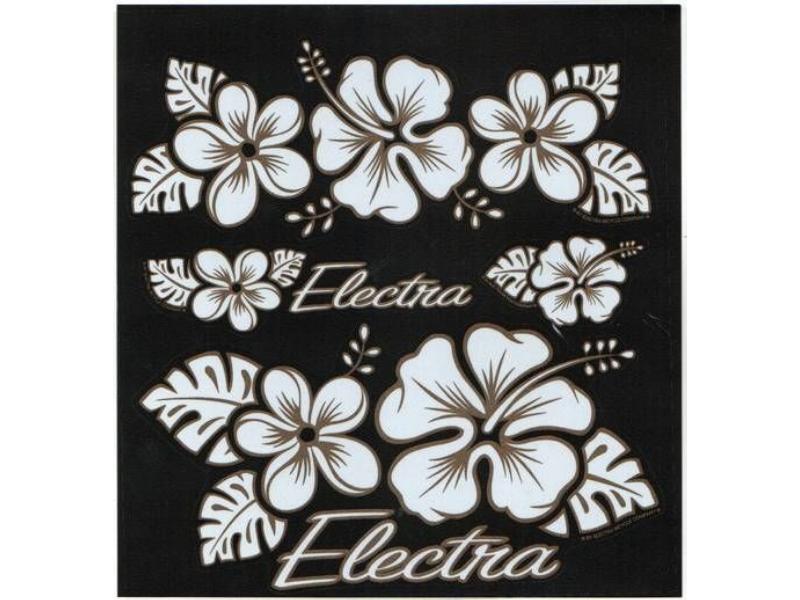 Electra Hawaii Aufkleber-Set sw/weiß (512048)