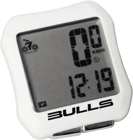 Bulls Funk Tacho SL DCS 9 digit weiß (205392)
