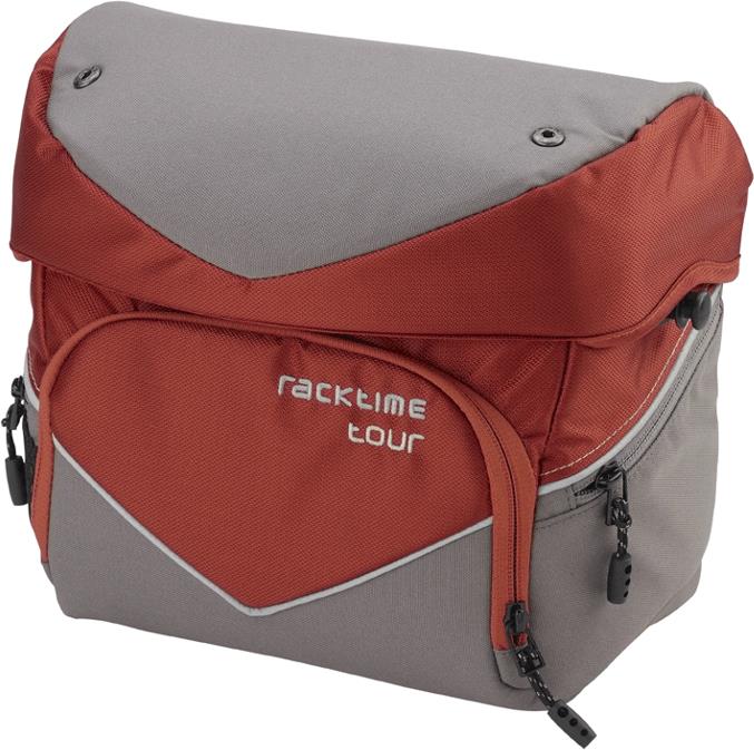 Racktime Lenkertasche Bar-it grau/rot (622092)