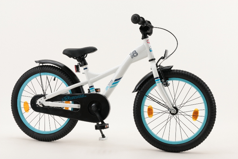 S COOL XXlite 18 steel 16 Zoll Kinderfahrrad 1 Gang weiß