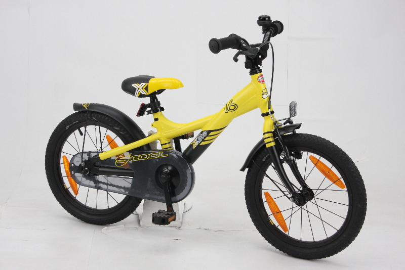 S`COOL 16 Zoll kinderfahrrad 1 Gang Nabenschaltung gelb