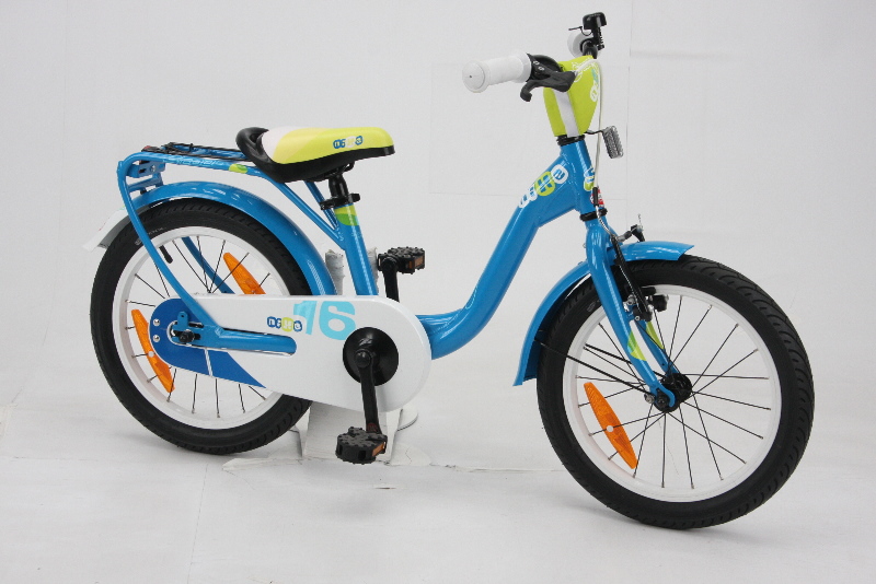 S`COOL 16 Zoll kinderfahrrad 1 Gang Nabenschaltung blau