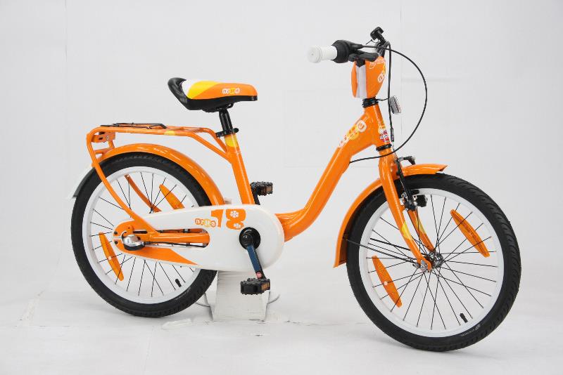 S`COOL 18 Zoll Kinderfahrrad 3 Gang Nabenschaltung orange