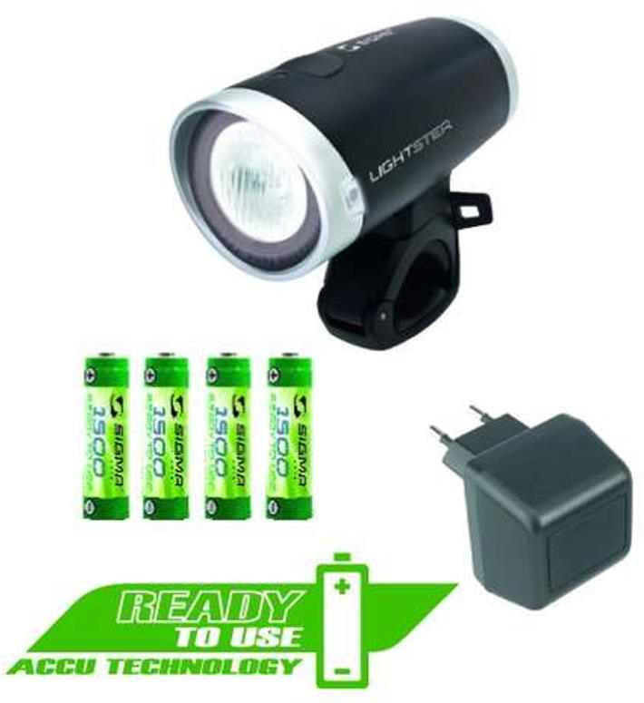 Sigma Lightster Frontlicht-Set +Batt (208445)