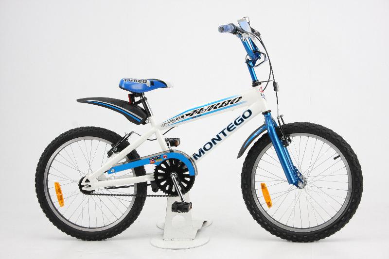 Montego BMX Turbo 20" weiss/bl.(2010) Rahmenhöhe: 27 cm