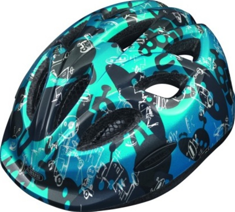 Abus Smiley Helm robot blue Größe: Größe: M (100918)