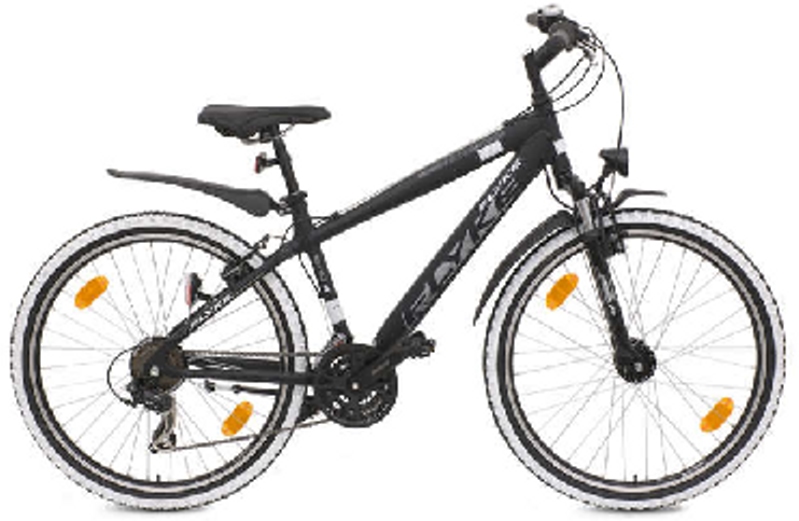 Flyke 24 Zoll Jungenfahrrad 21 Gang Kettenschaltung schwarz