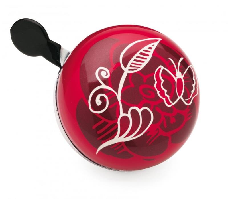 Electra Klingel "Fleur" Ding Dong rot (512453)