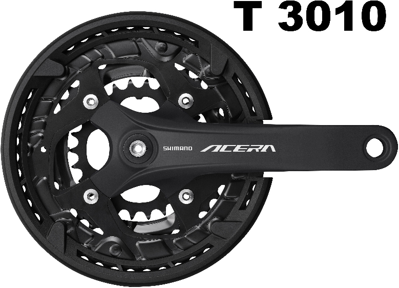 Shimano KRG FC-T3010 Acera, 9f, silber (213137)