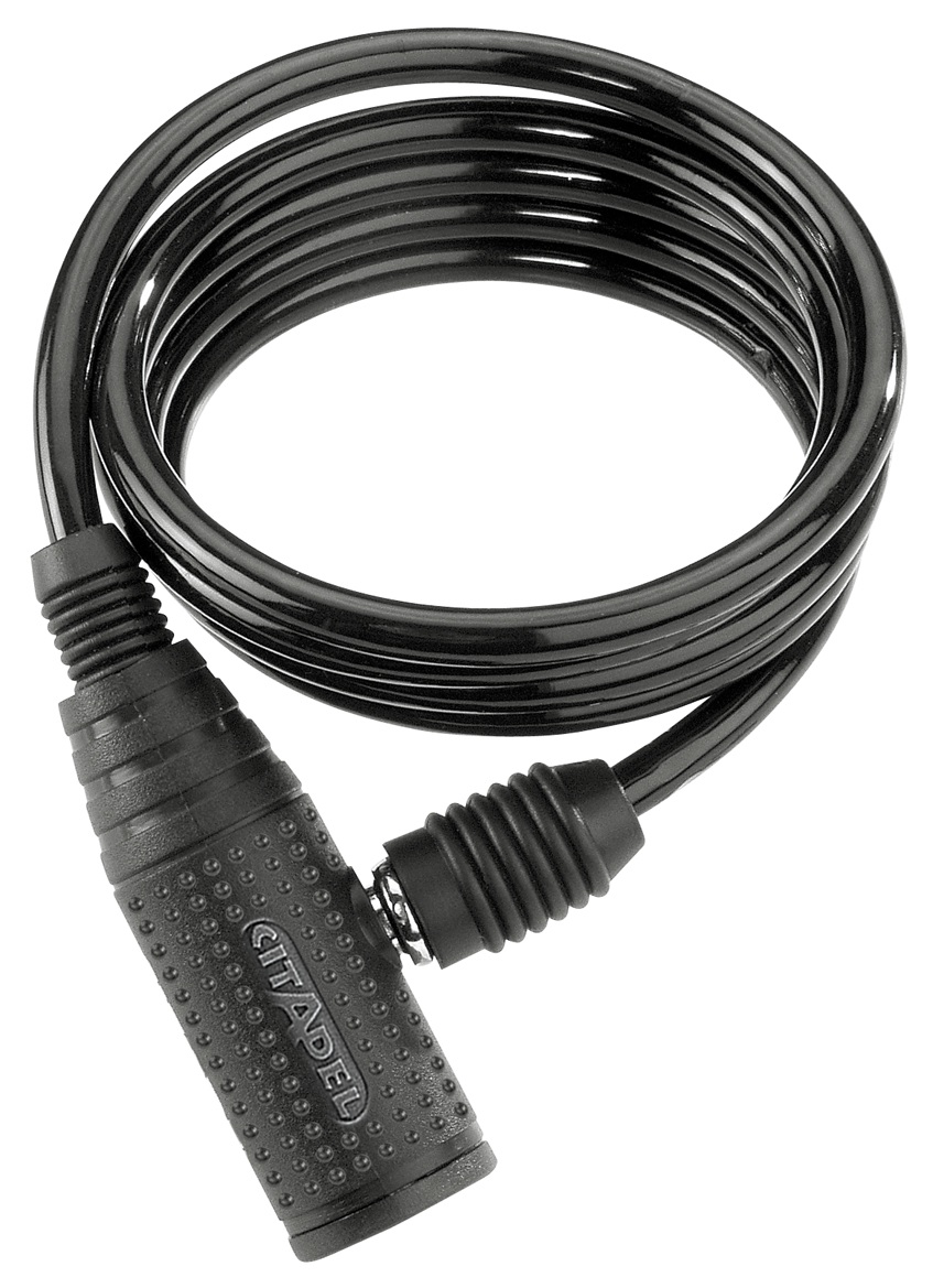 Citadel Spiralkabelschloss 120cm sw (100357)