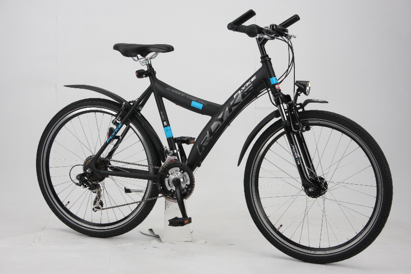 Flyke 26 Zoll Herrenfahrrad 21 Gang Kettenschaltung schwarz