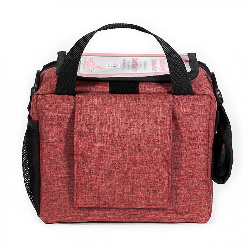 Haberland Lenkertasche Bottle sw/rot (105908)
